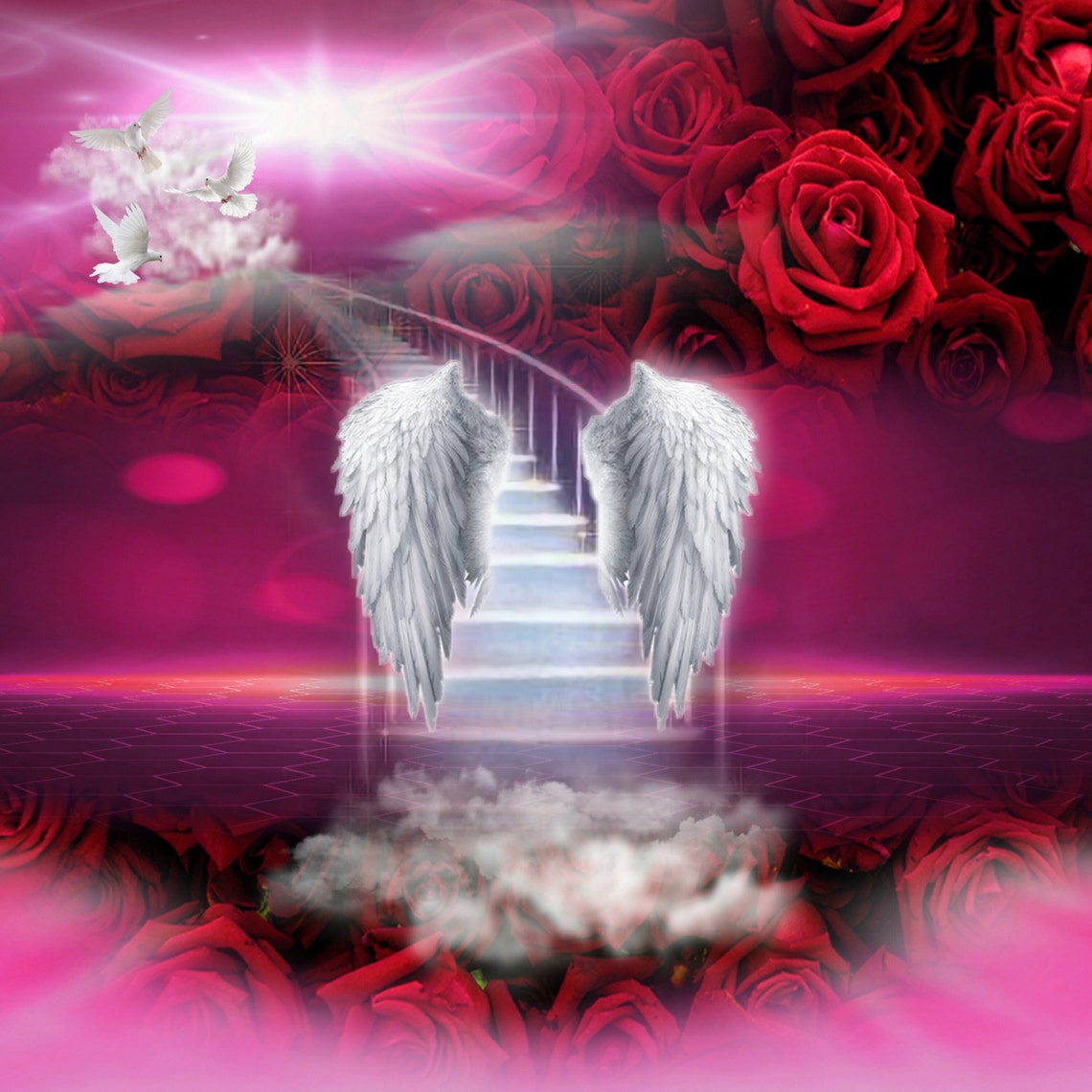 Memorial Background - Etsy