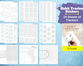 Habit Tracker Stickers - Etsy