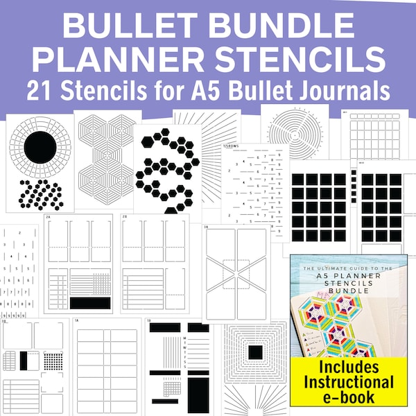 Bullet Journal Stencils - Etsy