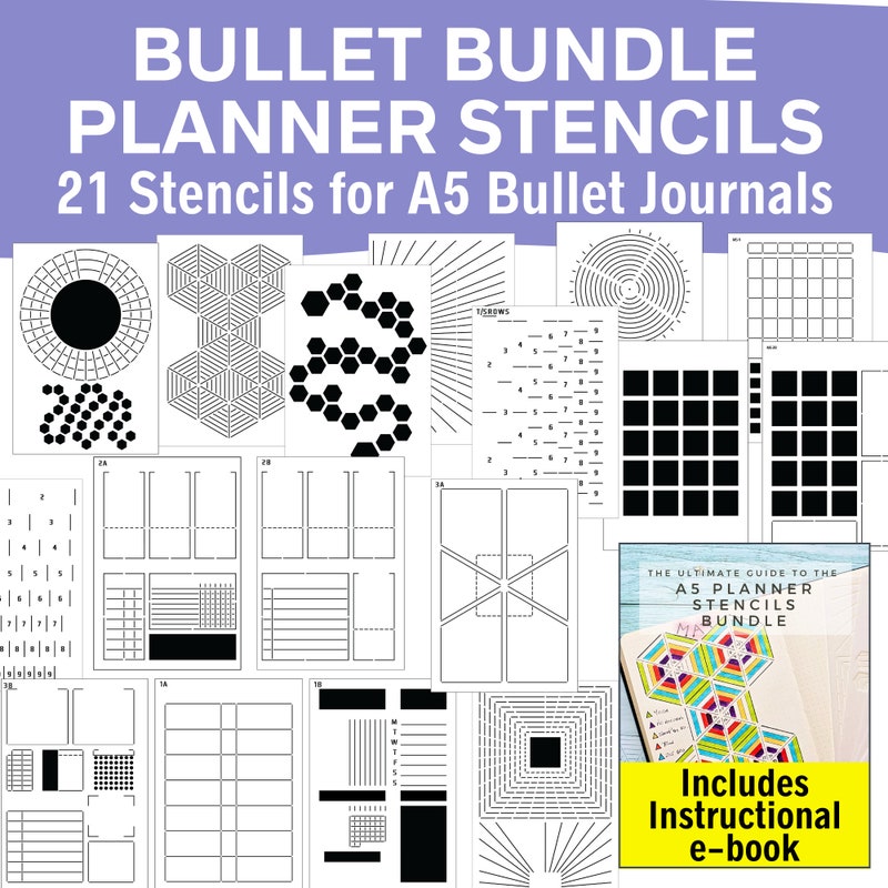 Bullet Journal Stencil - Etsy