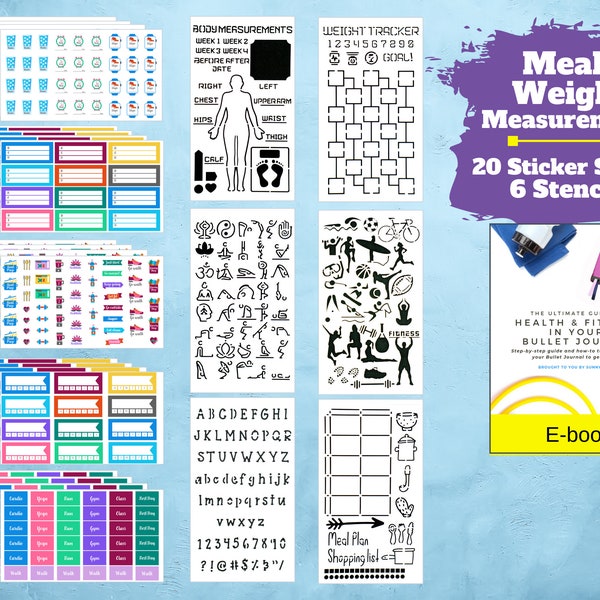 Stencils for Journal - Etsy