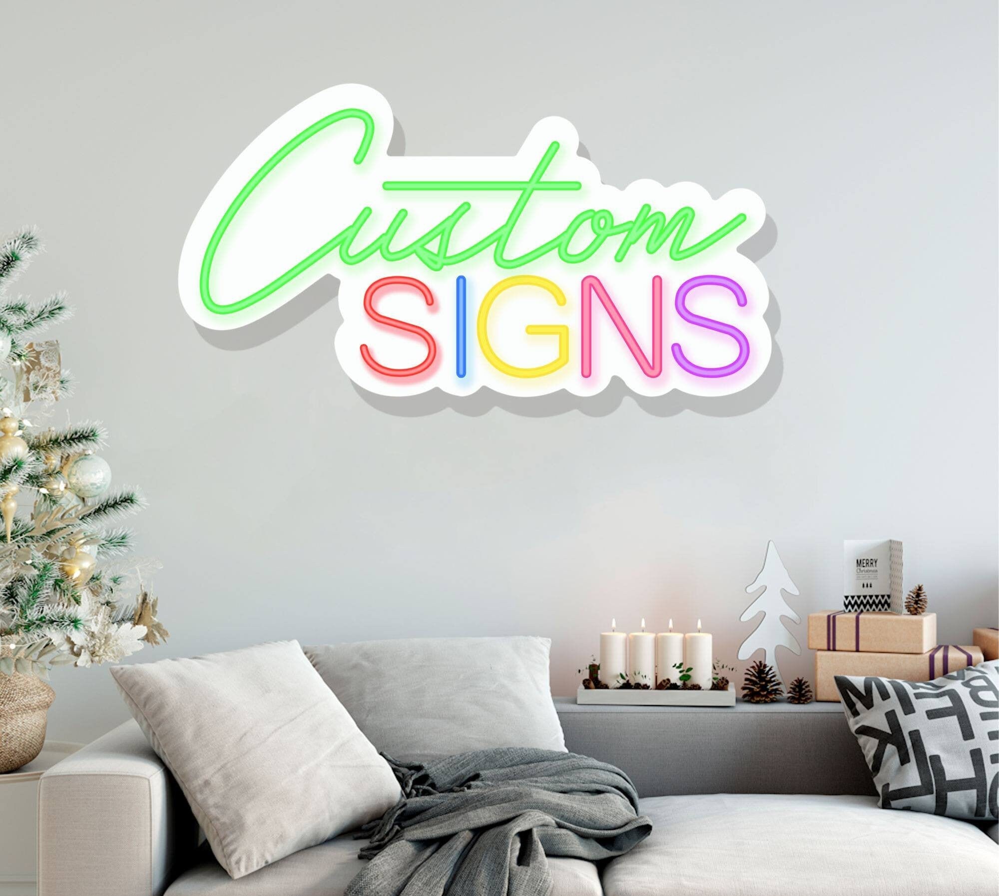 CUSTOM Neon/led Sign, Wedding Decor, Wedding Neon Sign, Office Sign ...