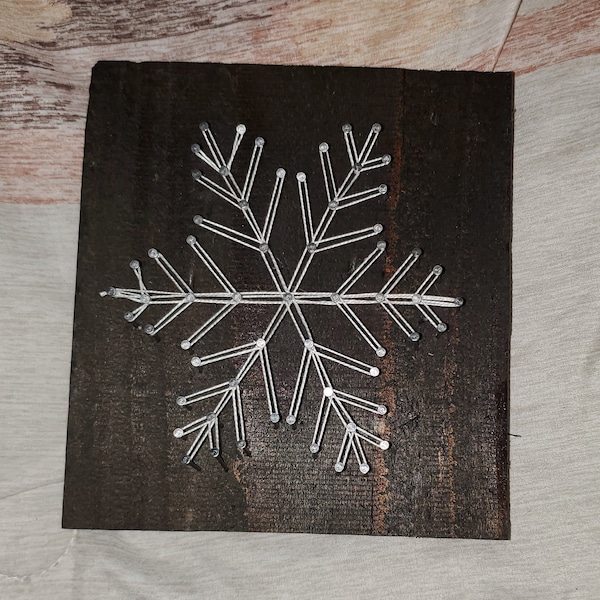 Snowflake String Art - Etsy