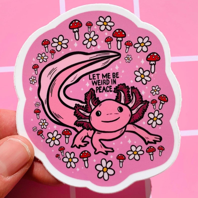 Axolotl Sticker - Etsy