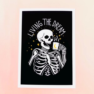 Funny Wall Art Masculine Skeleton Meme Cubicle Decor Funny Bathroom ...