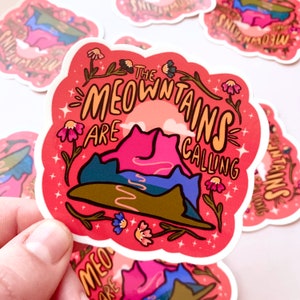 Cat Meme Sticker Funny Unhinged Decal Car Bumper Cute Luggage Sticker ...