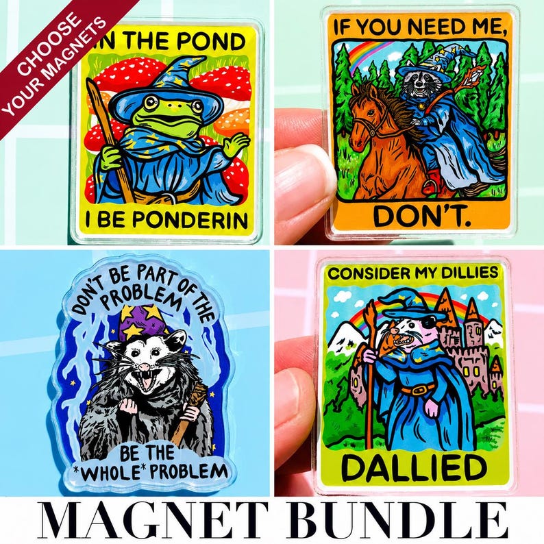 Funny Frog Magnet Hilarious Gift Idea Nerdy Humor Stocking Stuffer ...