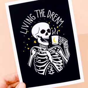 Funny Wall Art Masculine Skeleton Meme Cubicle Decor Funny Bathroom ...