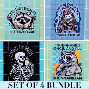 Funny Wall Art Masculine Skeleton Meme Cubicle Decor Funny Bathroom ...