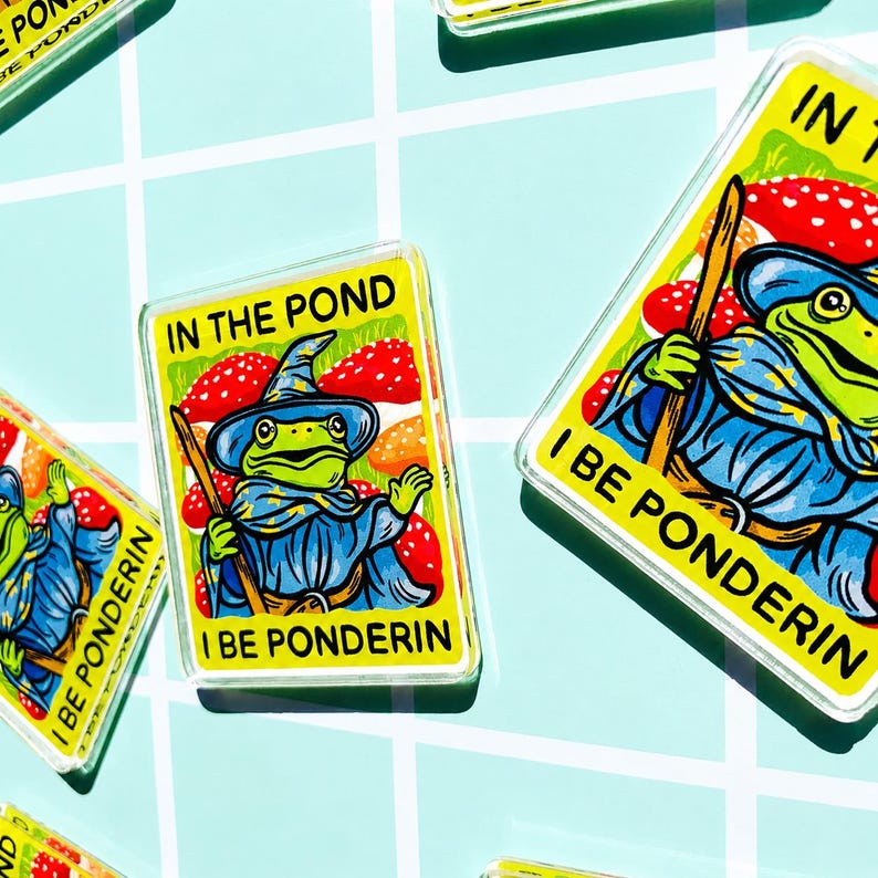 Funny Frog Magnet Hilarious Gift Idea Nerdy Humor Stocking Stuffer ...