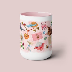 Balletcore Aesthetic Mug Valentine's Coffee Cup Fiance Gift for Her ...
