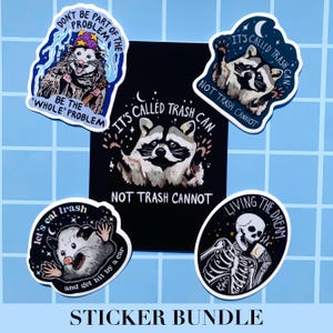 Funny Possum Sticker Unhinged Decal Oppossum Sticker Ironic Mental ...