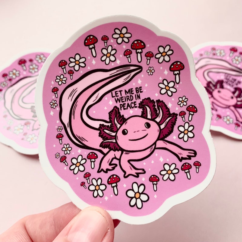 Axolotl Sticker - Etsy