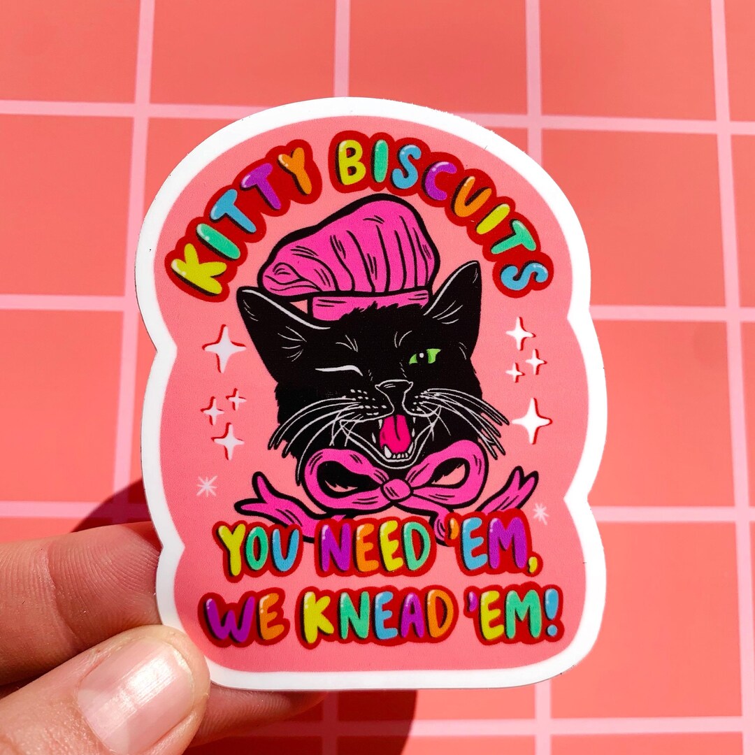 Black Cat Magnet Meme Funny Fridge Decor Cat Themed Gift Unhinged Humor ...