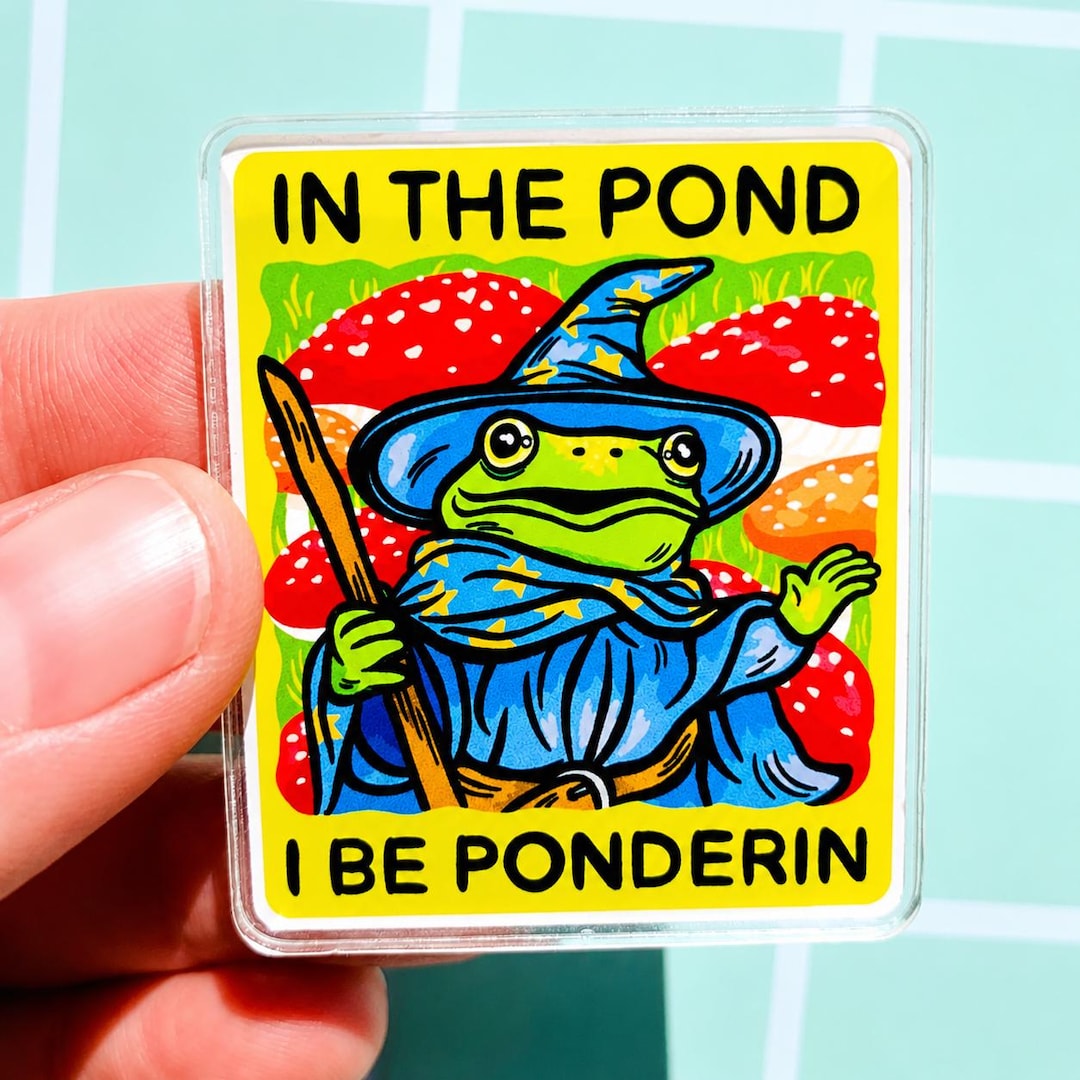 Funny Frog Magnet Hilarious Gift Idea Nerdy Humor Stocking Stuffer ...