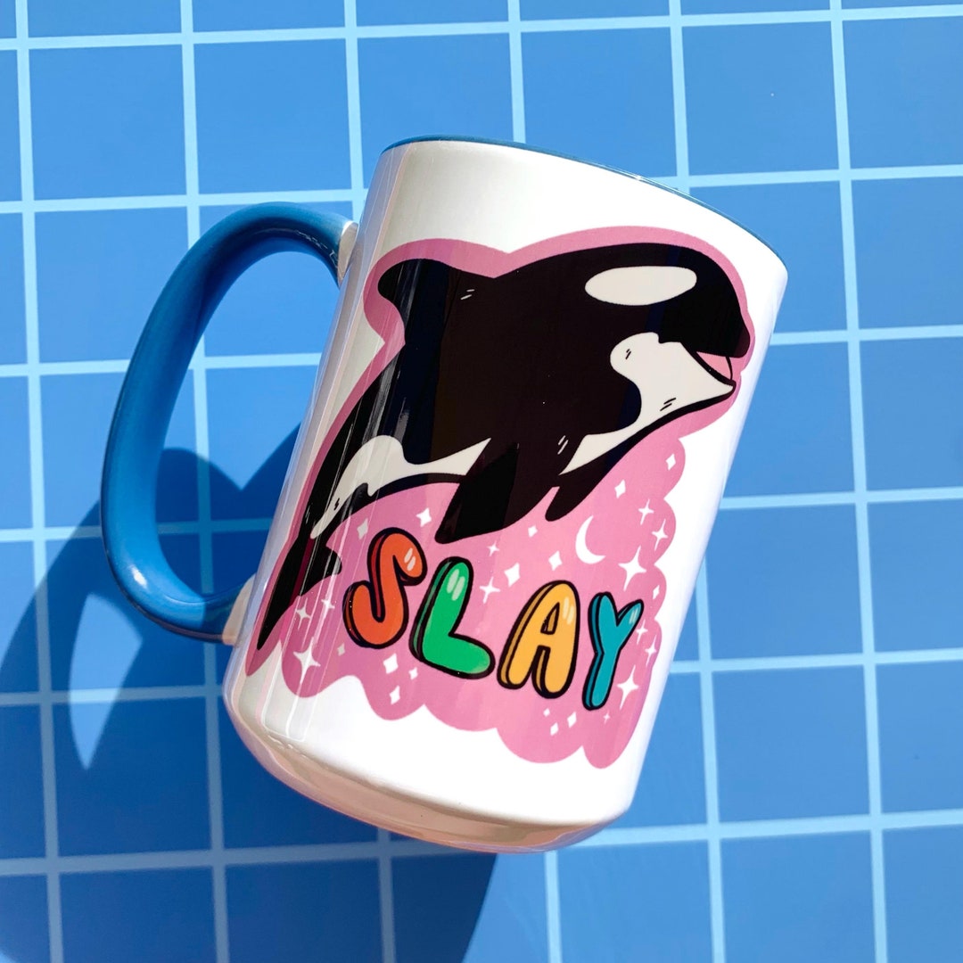 Killer Whale Mug Funny Orca Coffee Cup Unhinged Mug Meme Humor ...