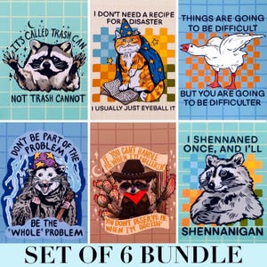 Raccoon Art Wall Decor Funny Motivational Raccoon Print Funny Classroom ...