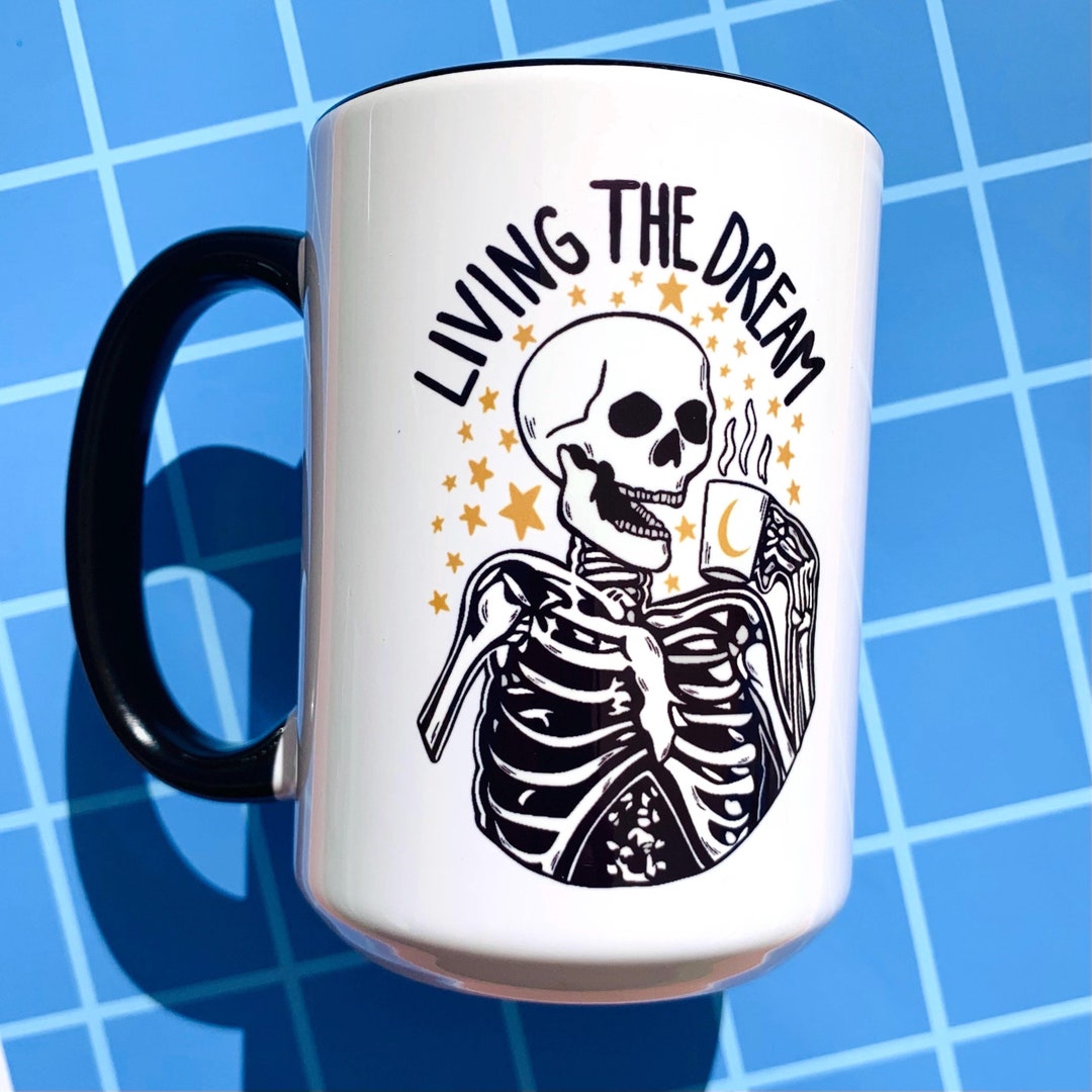 Funny Skeleton Mug Weird Stuff Gift Unhinged Mental Health Mug ...