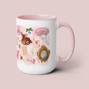 Balletcore Aesthetic Mug Valentine's Coffee Cup Fiance Gift for Her ...