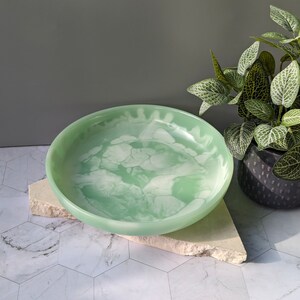 Colourful Resin Plates, Handmade Resin Serving Dish, Round Kitchen ...