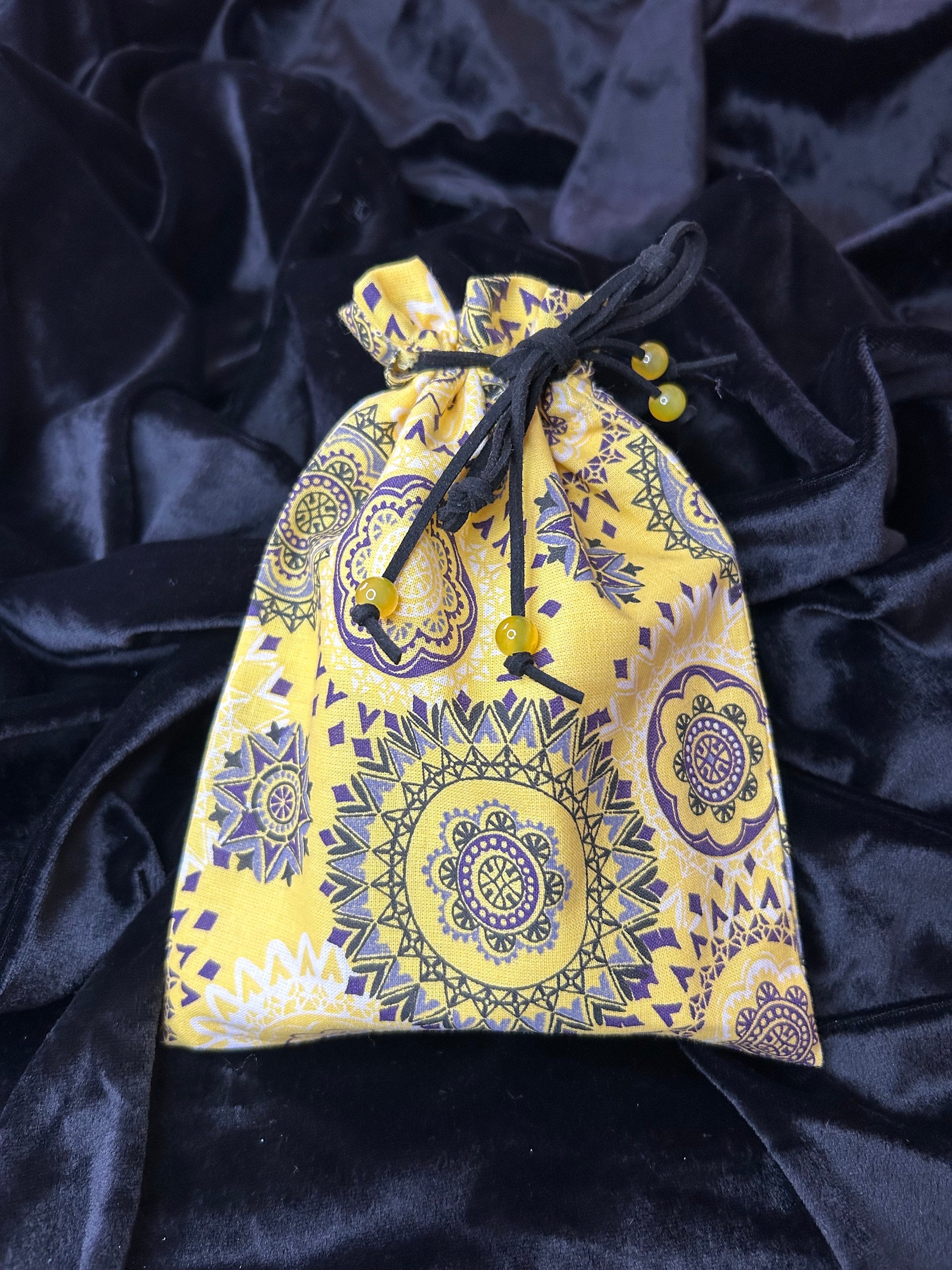 Mandala Tarot Card Bag/tarot Pouch/drawstring Bag - Etsy