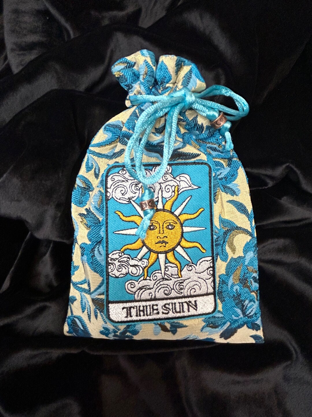 The Sun Card Tarot Bag/tarot Pouch/drawstring Bag - Etsy