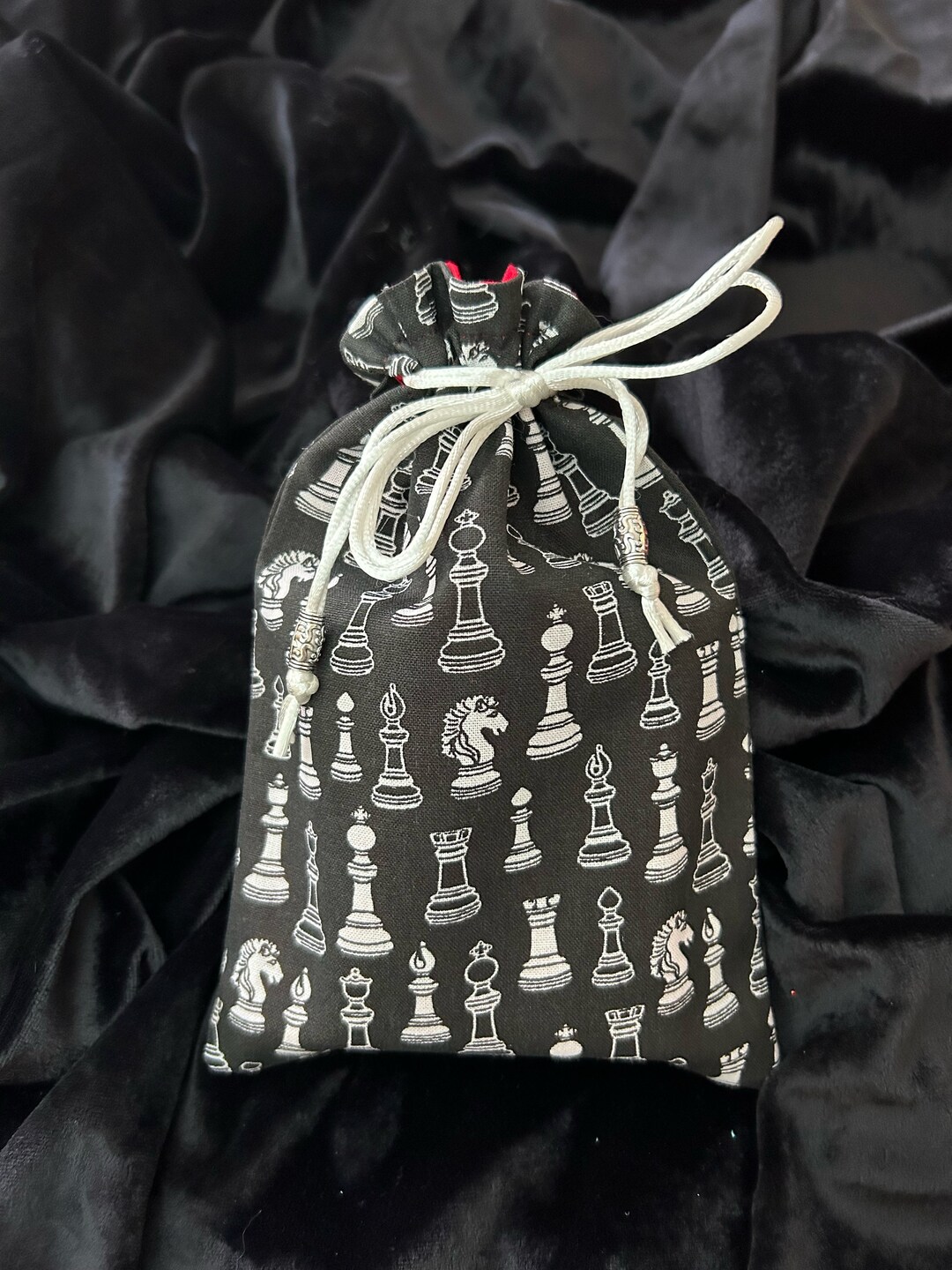 Chess Set Tarot Card Bag/tarot Pouch/drawstring Bag - Etsy