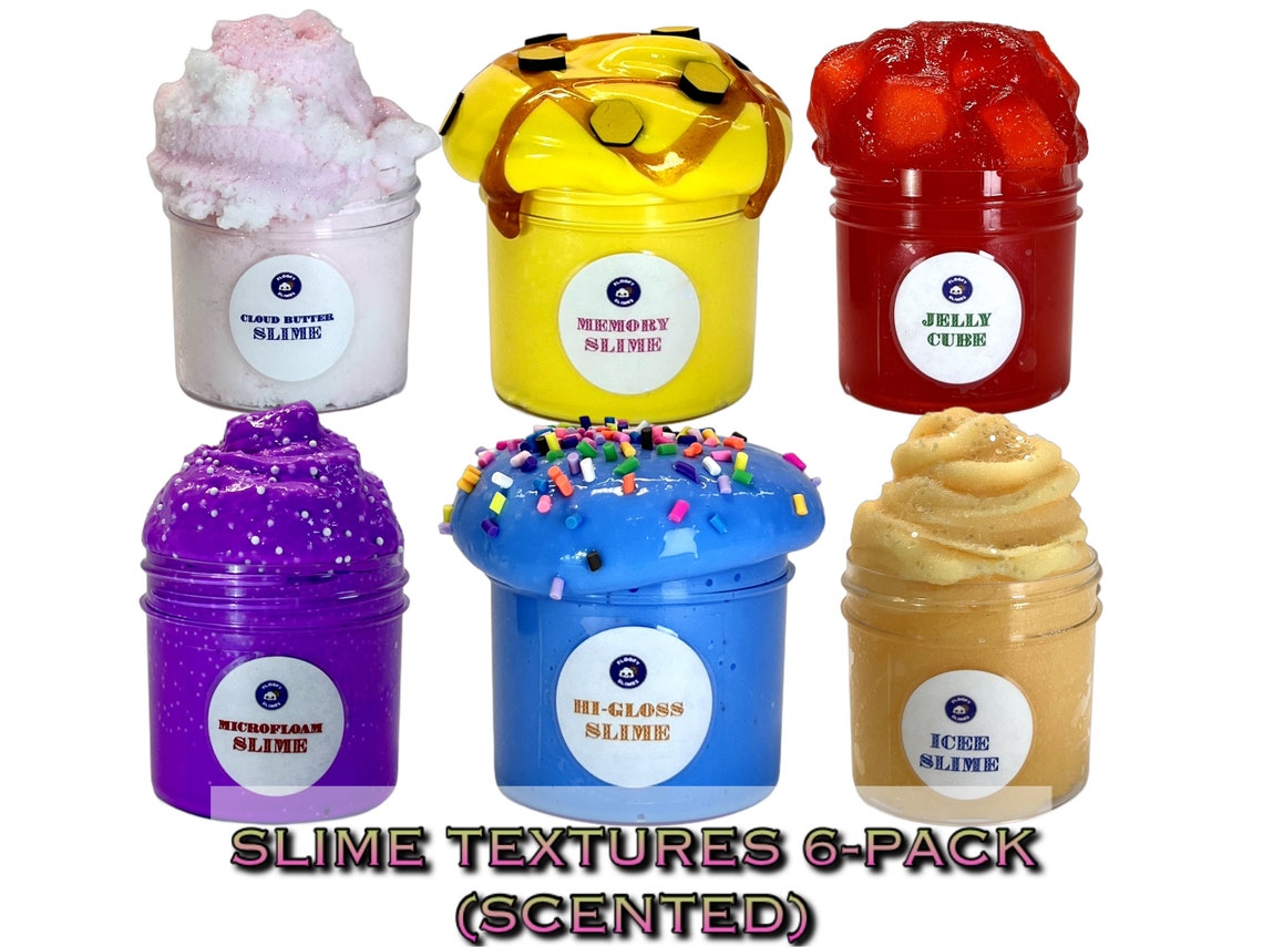 15 Oz. Slime Textures II 6-pack Scented 2.5oz Ea. Mystery Box - Etsy
