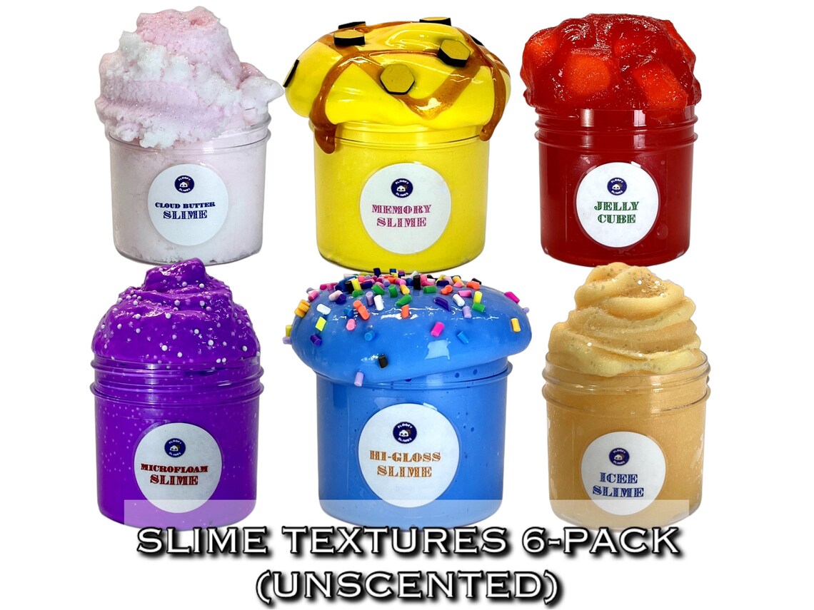 15 Oz. Slime Textures II 6-pack Scented 2.5oz Ea. Mystery Box - Etsy