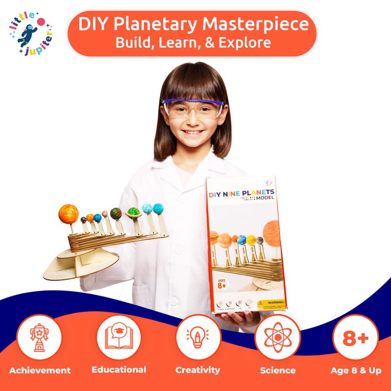 DIY Solar System Model Kit: Nine Planets Painting Craft for Kids - Etsy