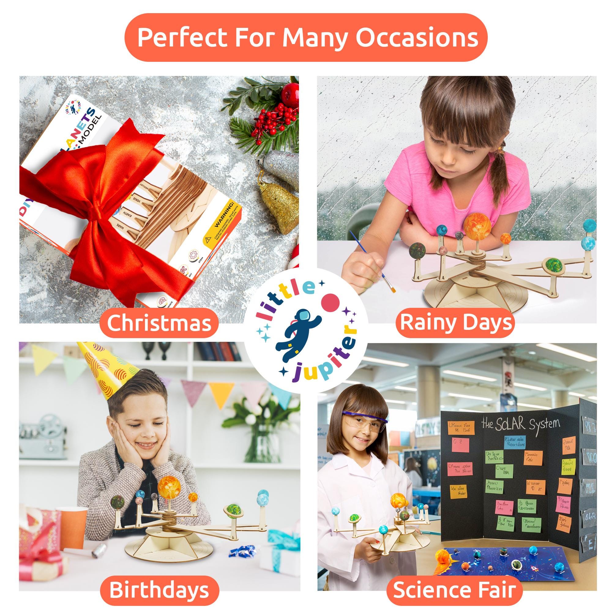 Nine Planets DIY Solar System Model for Kids - Painting Craft for Kids ...