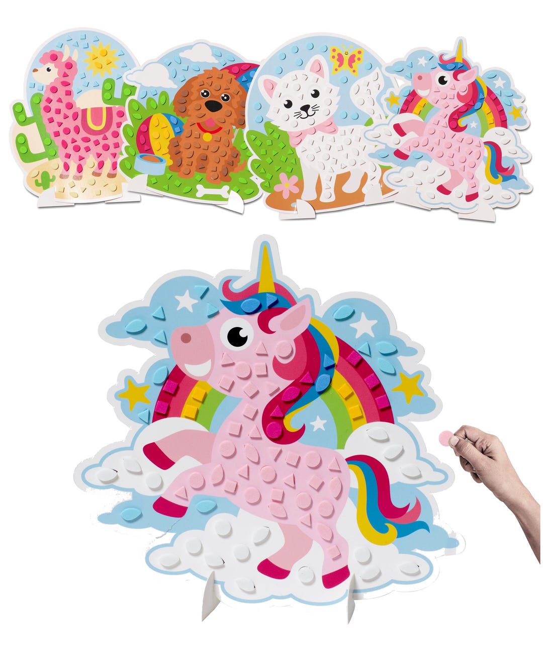 DIY EVA Foam Animal Scene: Kids Craft Kit (4pcs) - Etsy
