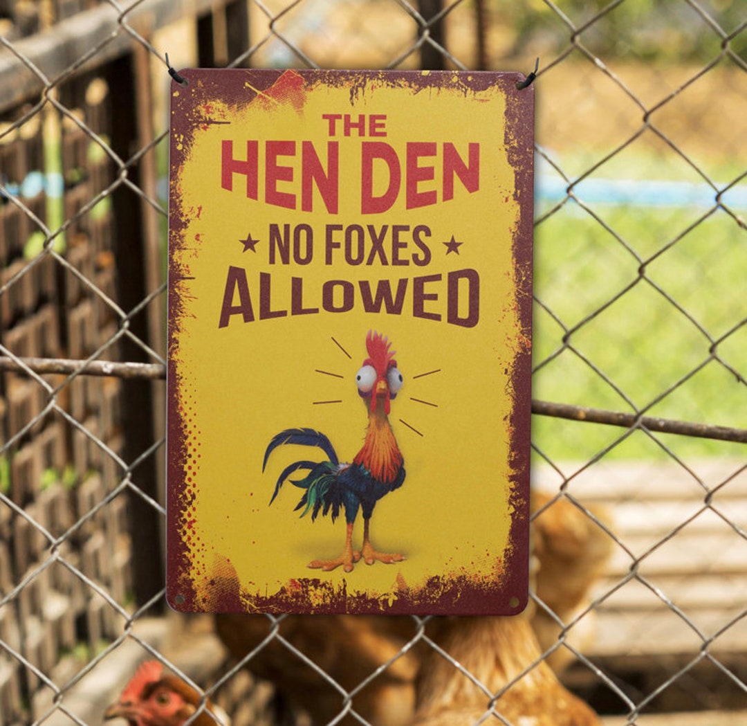 Chicken Coop Sign - Hen Den - 7 7/8' X 11 7/8" - Etsy