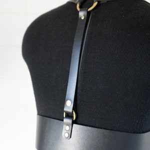 Corset Harness - Solid Brass - Full Grain Leather - Etsy