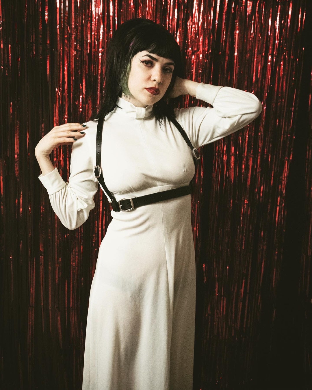 Athena I Harness - Leather Chest Harness - Full Grain Latigo Leather - Handmade in Portland ...