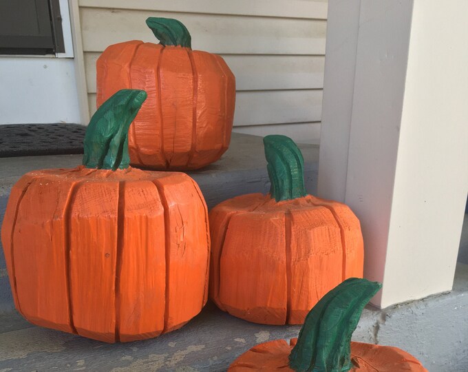 Pumpkin, Chainsaw Carving, Fall Decor, Front Porch - Etsy