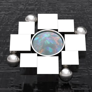 Internally Threaded Dermal Top Surgical Steel, Opal Dermal Piercing 16g ...