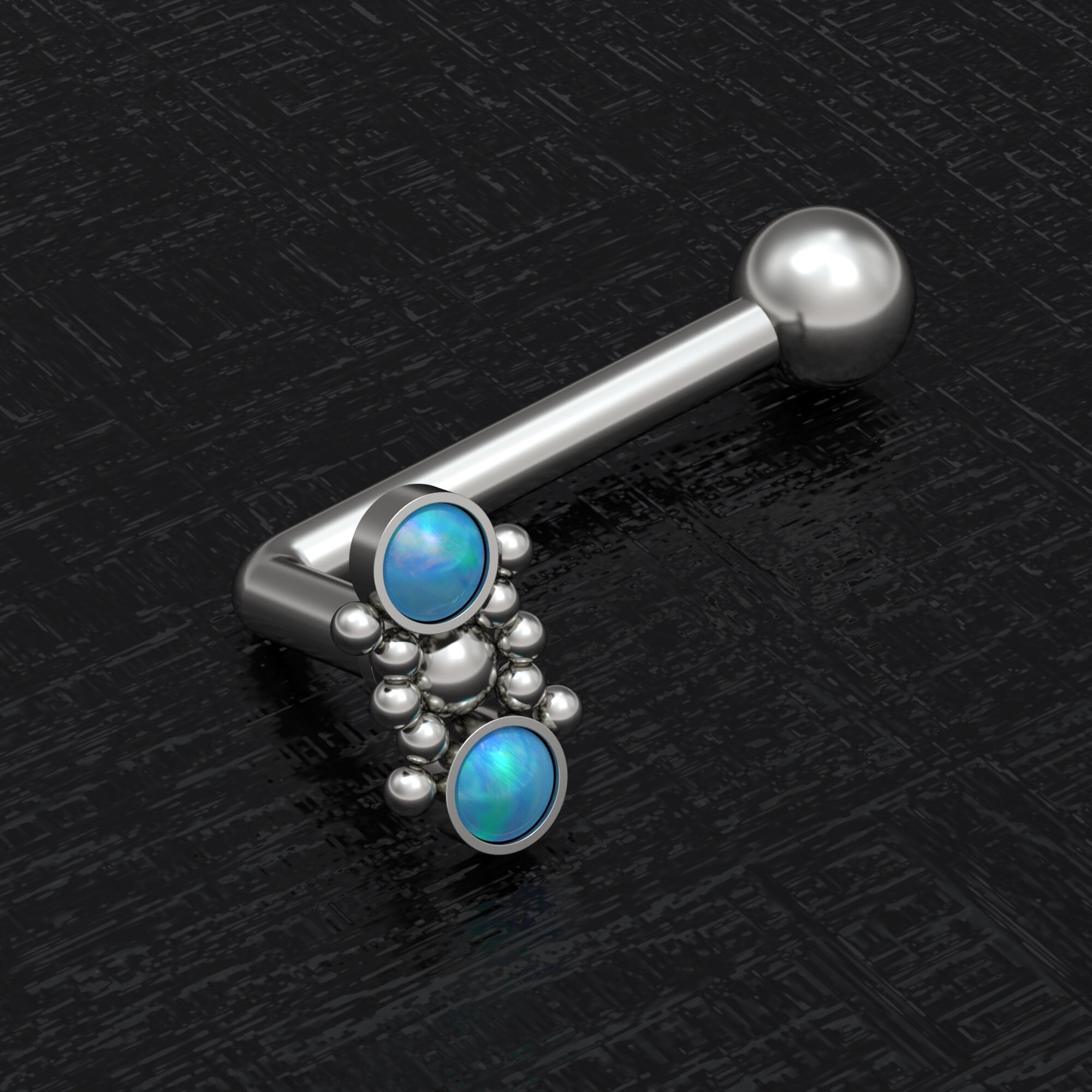 Titanium Christina Piercing 14g Vertical Clit Hood Jewelry - Etsy