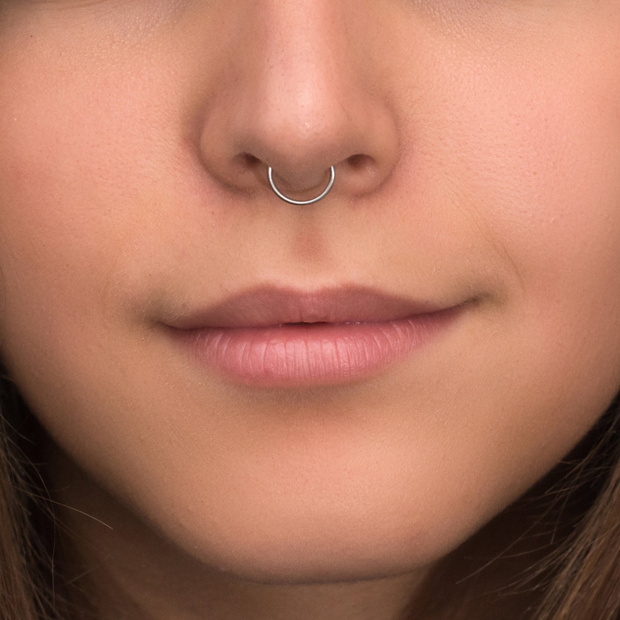 Septum Ring Titanium Implant Grade Septum Hoop Daith Clicker - Etsy