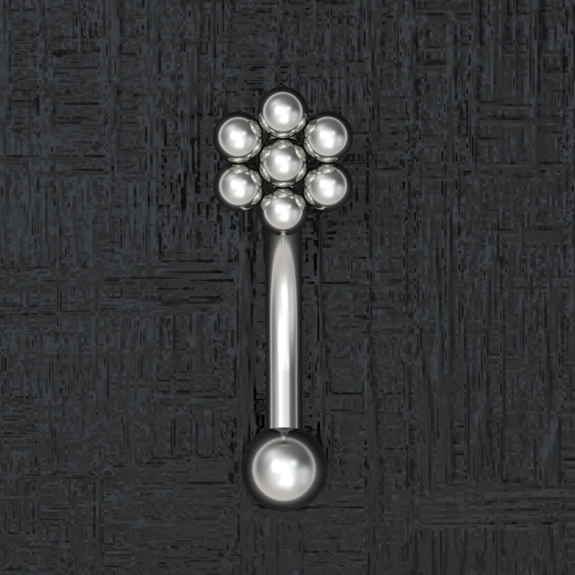 Eyebrow Jewelry Implant Grade Titanium Rook Piercing Curved - Etsy