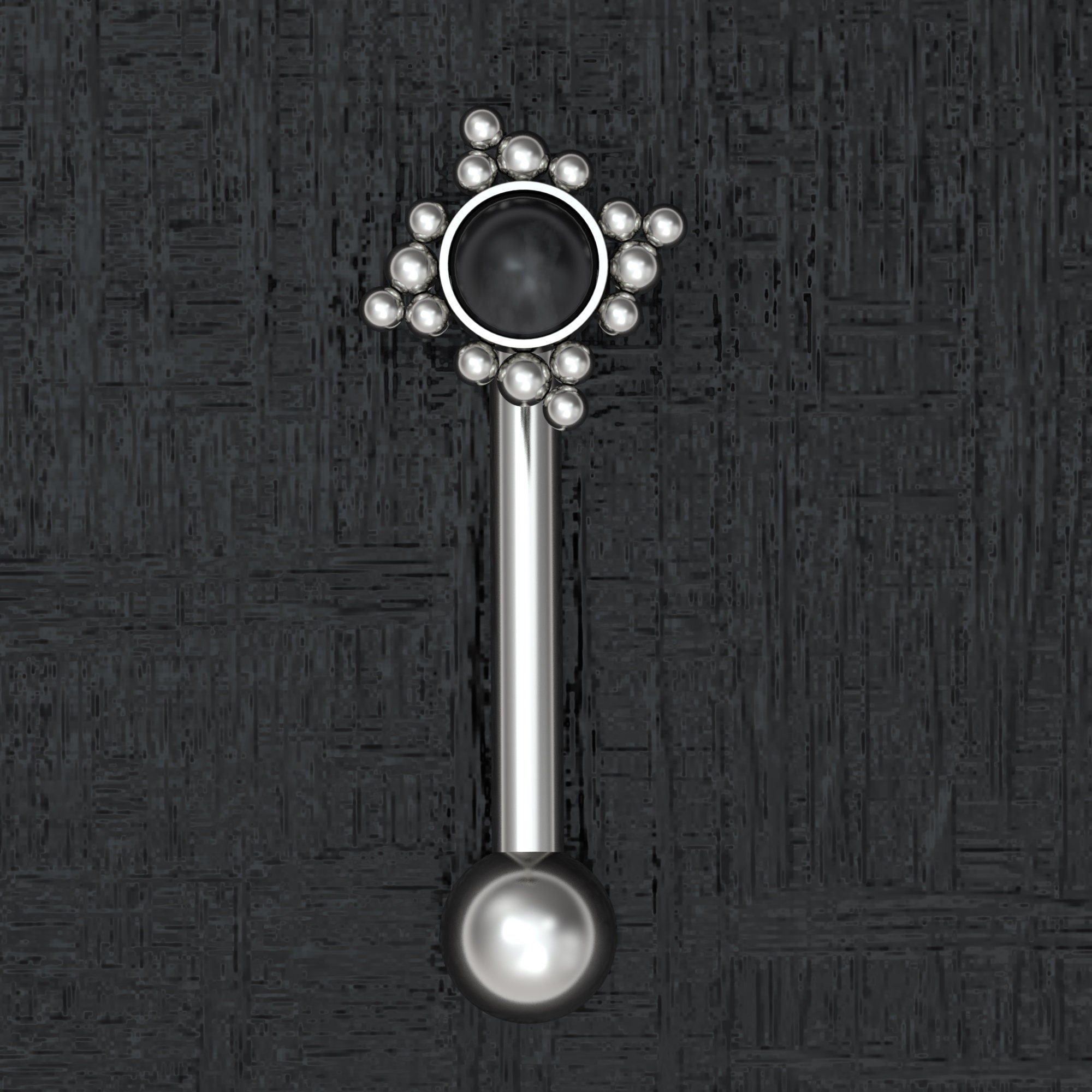 Titanium Christina Piercing 14g Vertical Clit Hood Jewelry | Etsy