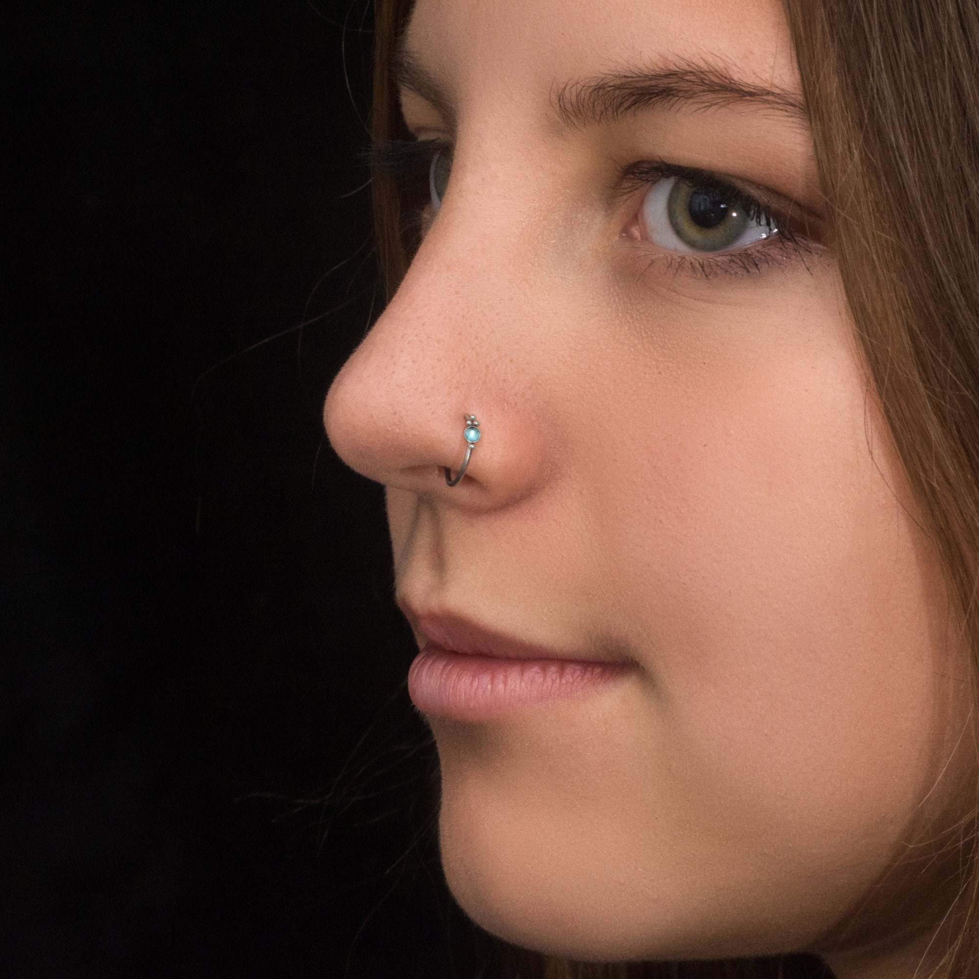 CZ Nose Jewelry Titanium Nostril Jewelry Implant Grade Nose - Etsy