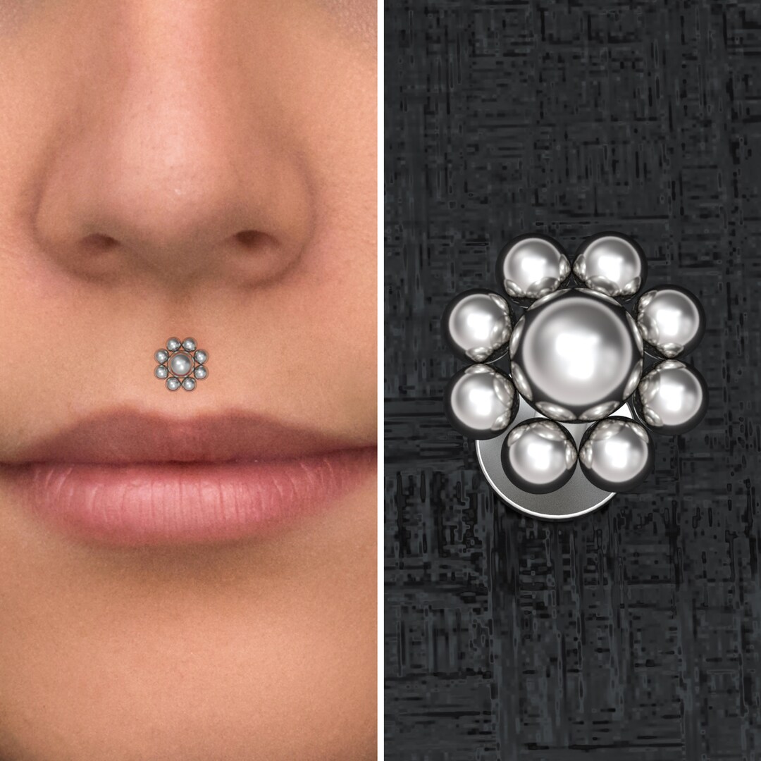 Anillo de labio de acero quirúrgico, joyería de labios, joyería ...