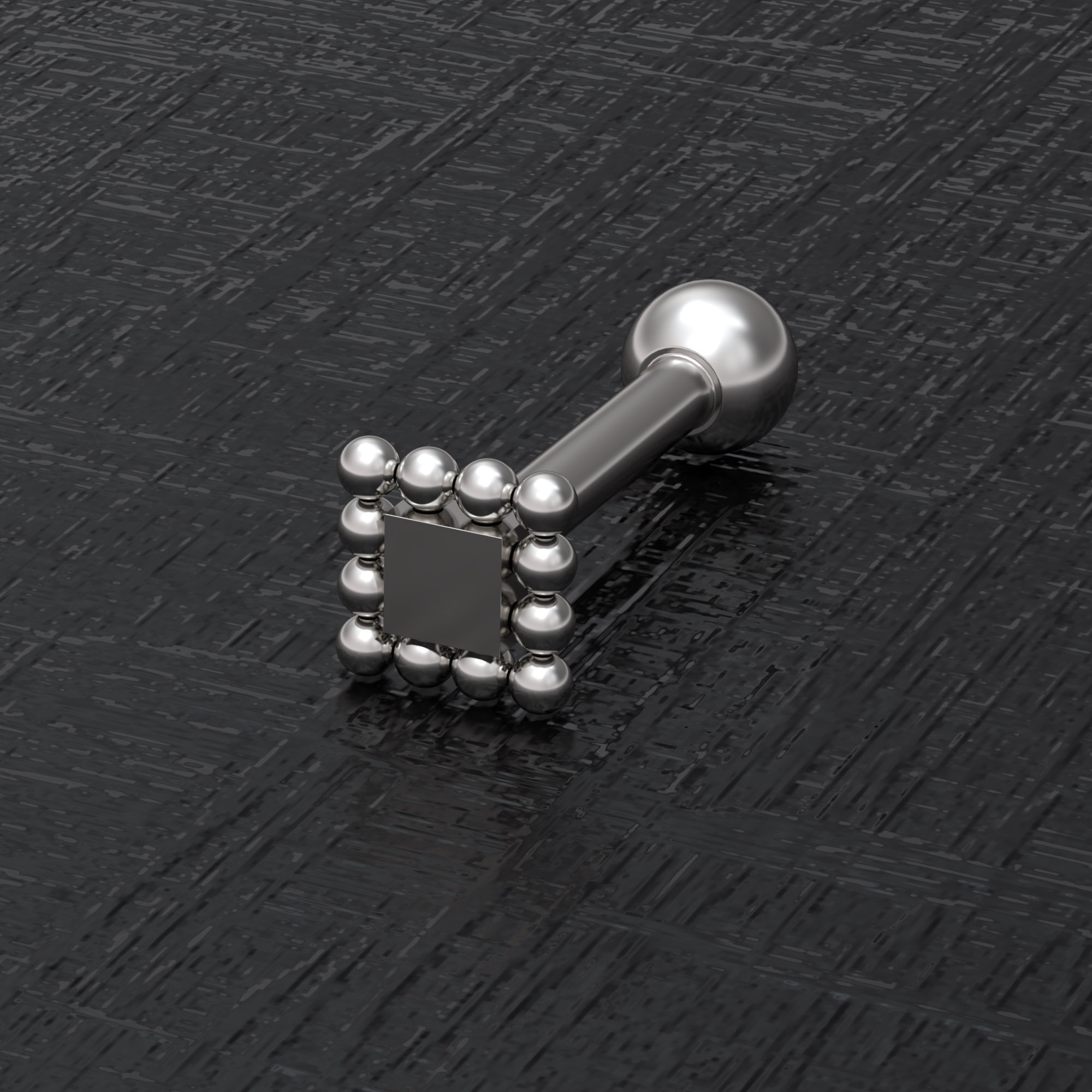 Surgical Steel Conch Barbell Tragus Earring Forward Helix | Etsy