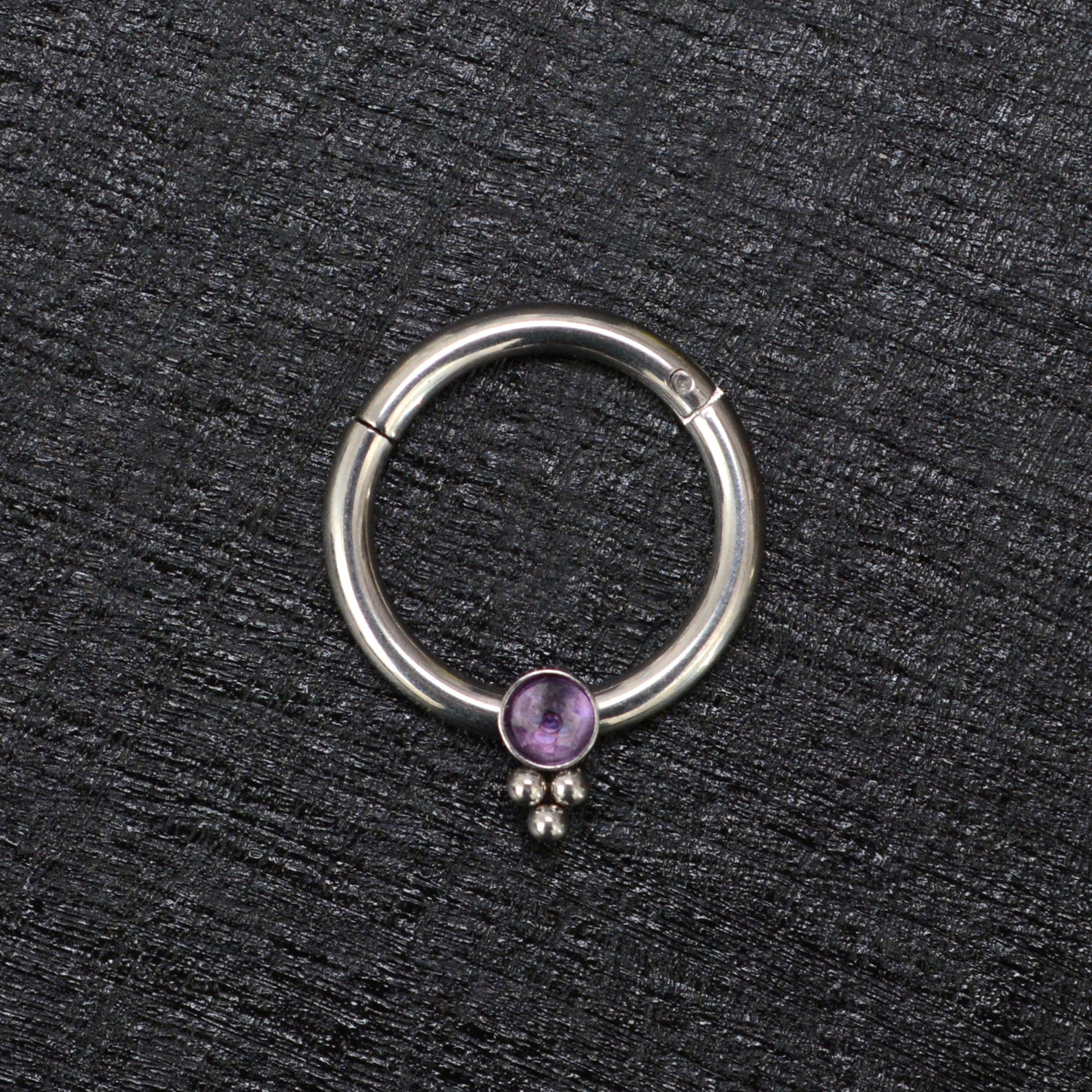 Titanium Daith Earring CZ Septum Ring Implant Grade Daith | Etsy