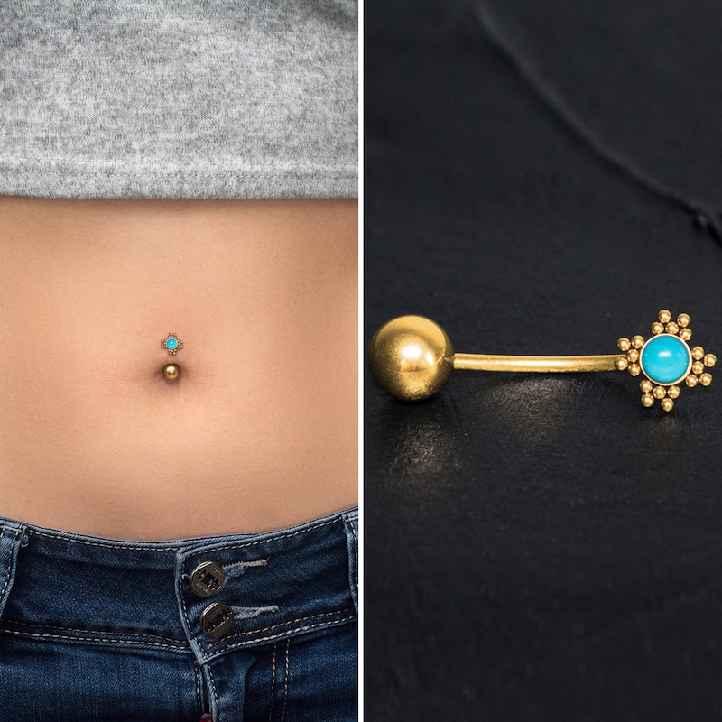 Western Belly Ring - Etsy