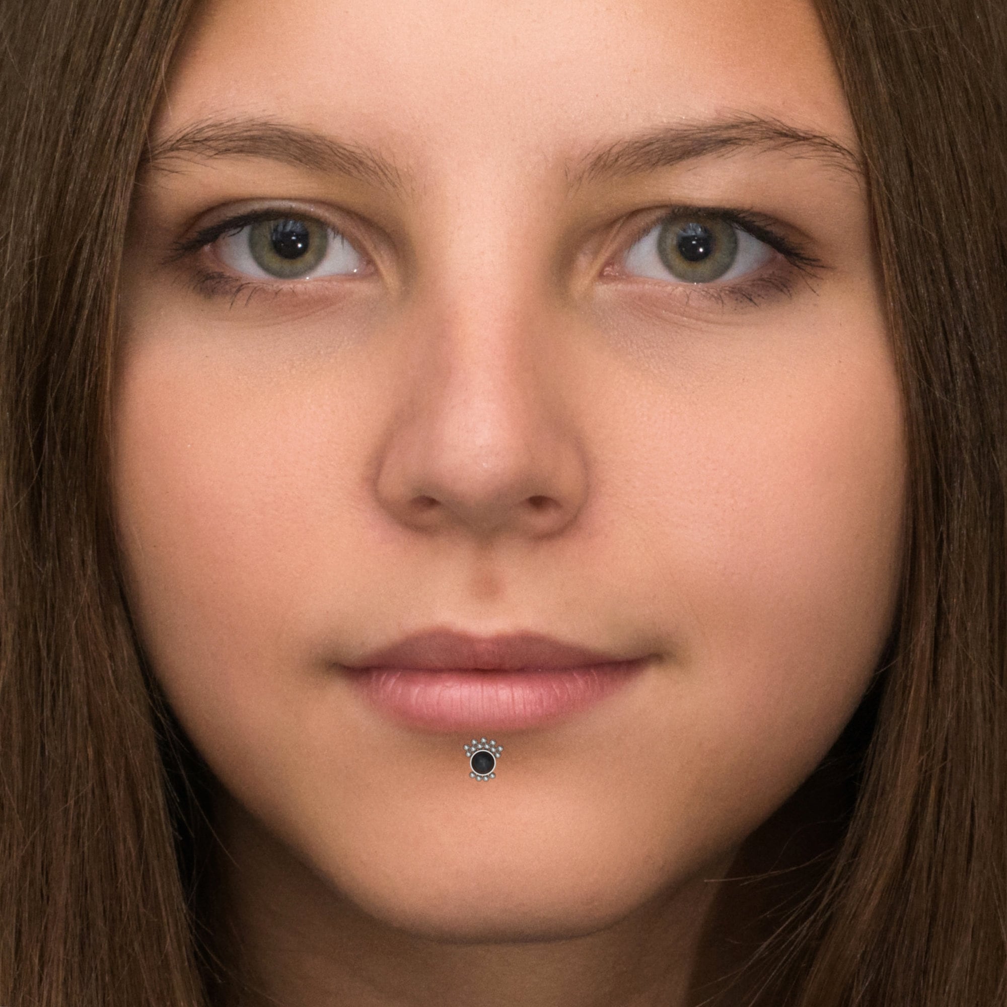 Titanium Lip Ring Onyx Lip Jewelry Implant Grade Medusa - Etsy