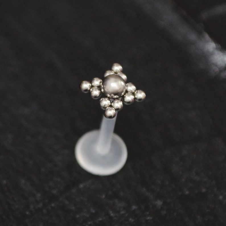 Medusa Lip Ring Bioflex Lip Jewelry 16g Monroe Piercing - Etsy