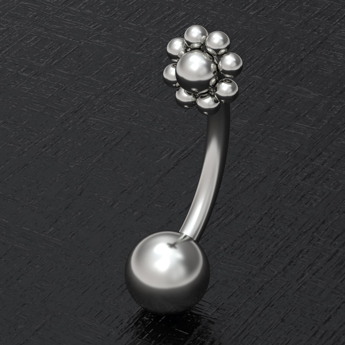 Navel Ring Titanium Implant Grade, Belly Button Ring, Navel Stud, Belly ...