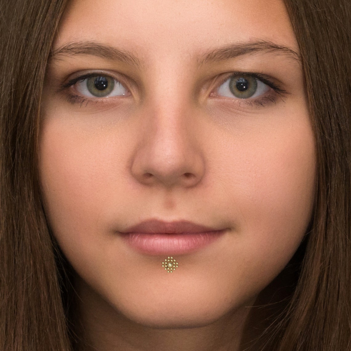 LippenPiercing Bioflex Medusa Labret Lippenring Monroe - Etsy